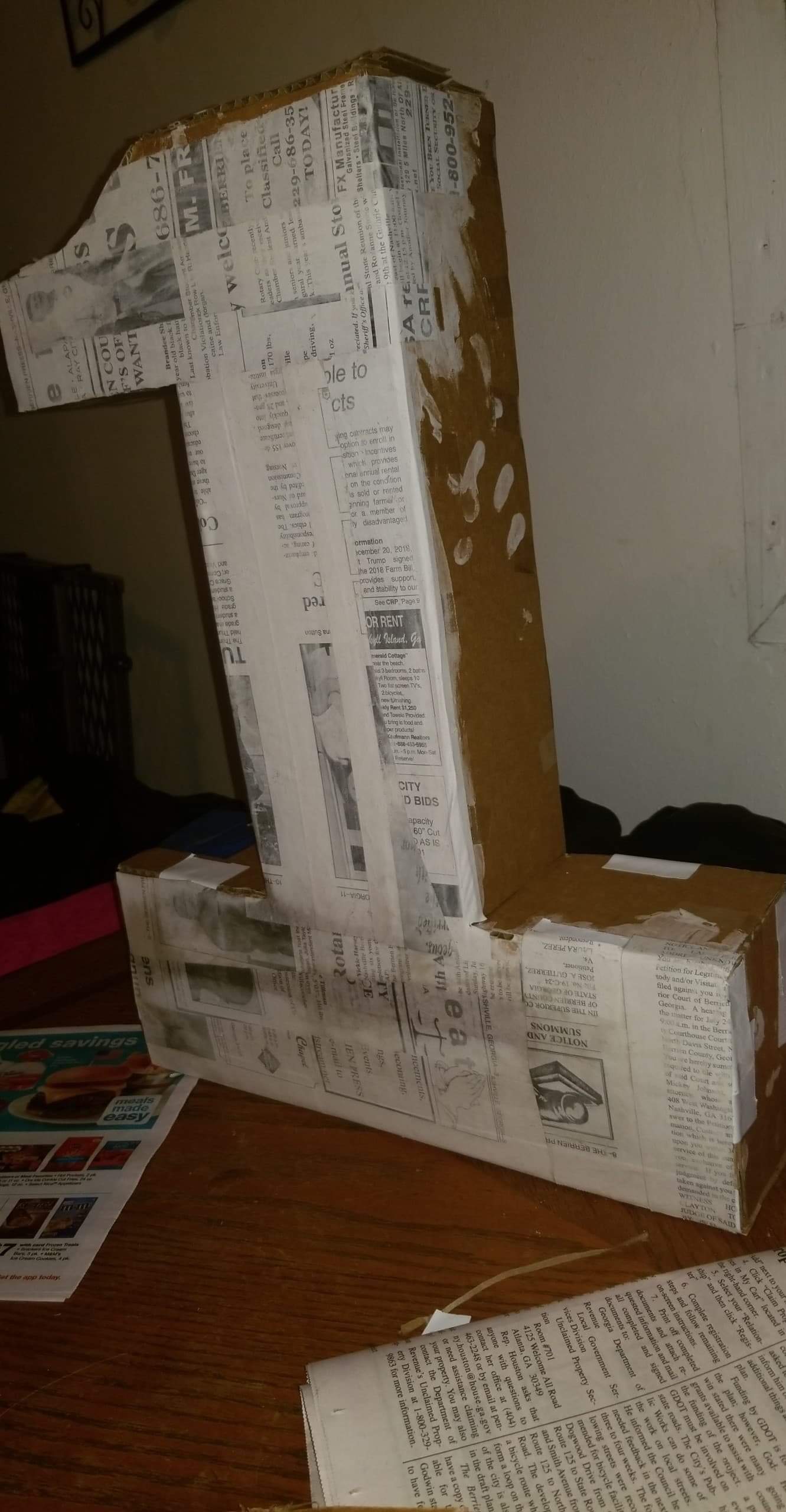 How many layers of paper mache is enough? - Piñata Boy